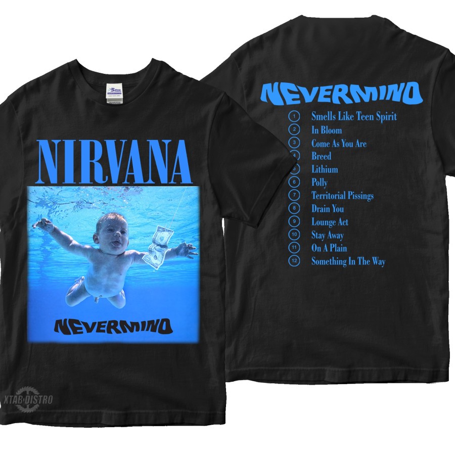 Camiseta Nirvana-NEVERMIND Preto/Premium | Shopee Brasil