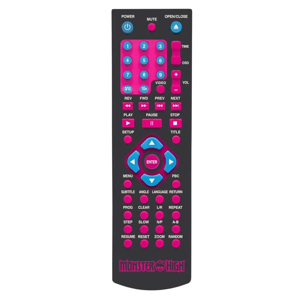 Controle Remoto do DVD Player Monster High - TecToy | Shopee Brasil