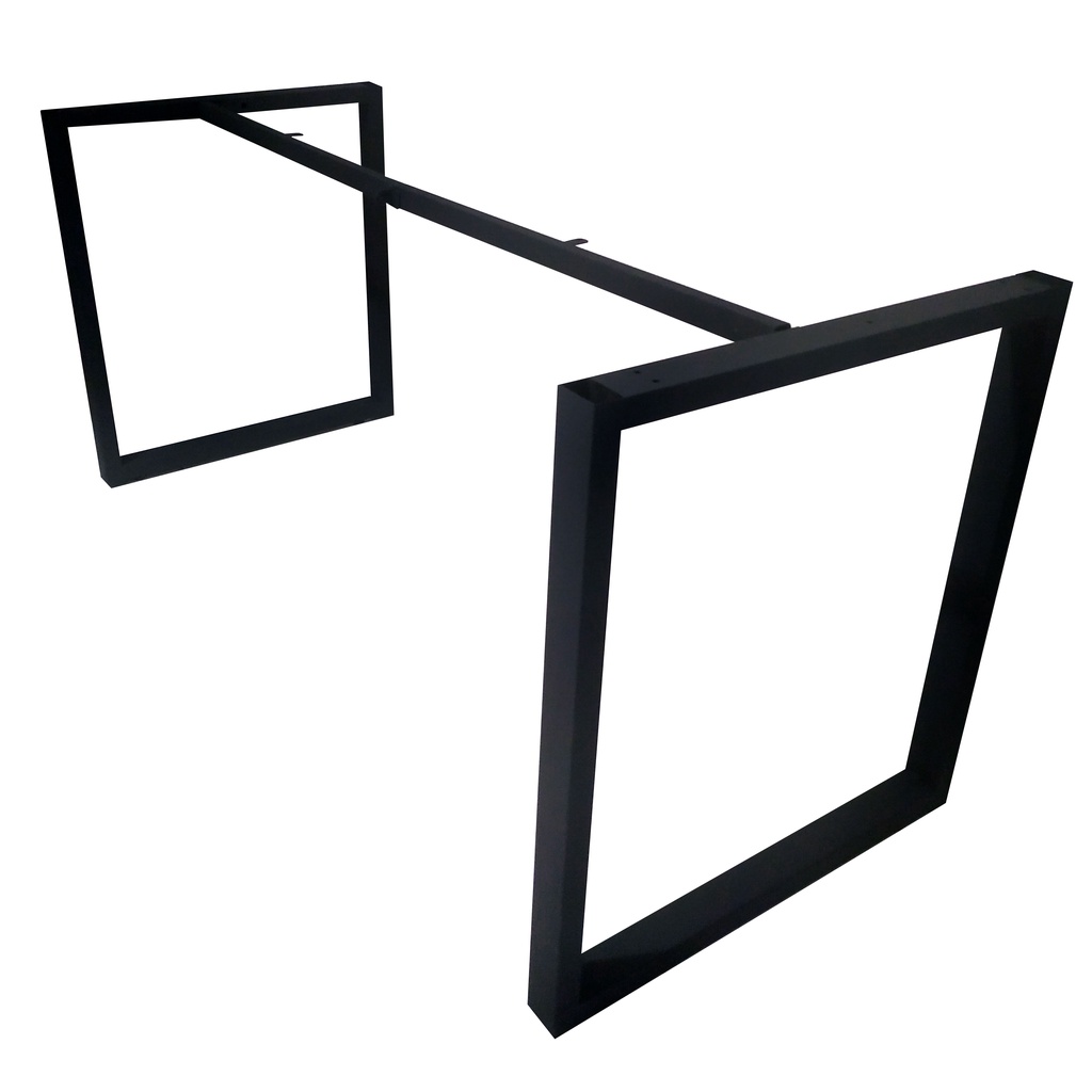 Base em Metalon Ferro Metal Estilo Industrial Escrivania Mesa Jantar ...