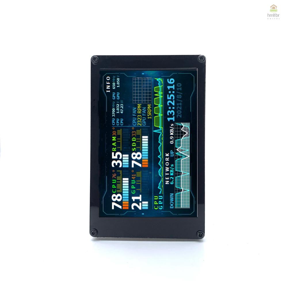 Tela De IPS De 3,5 Polegadas Mini Monitor Horizontal Vertical 360 ...