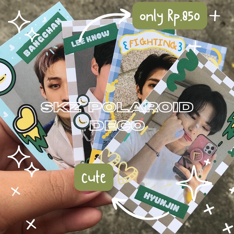 Polaroid Deco KPOP Stray Kids (SKZ) | Shopee Brasil