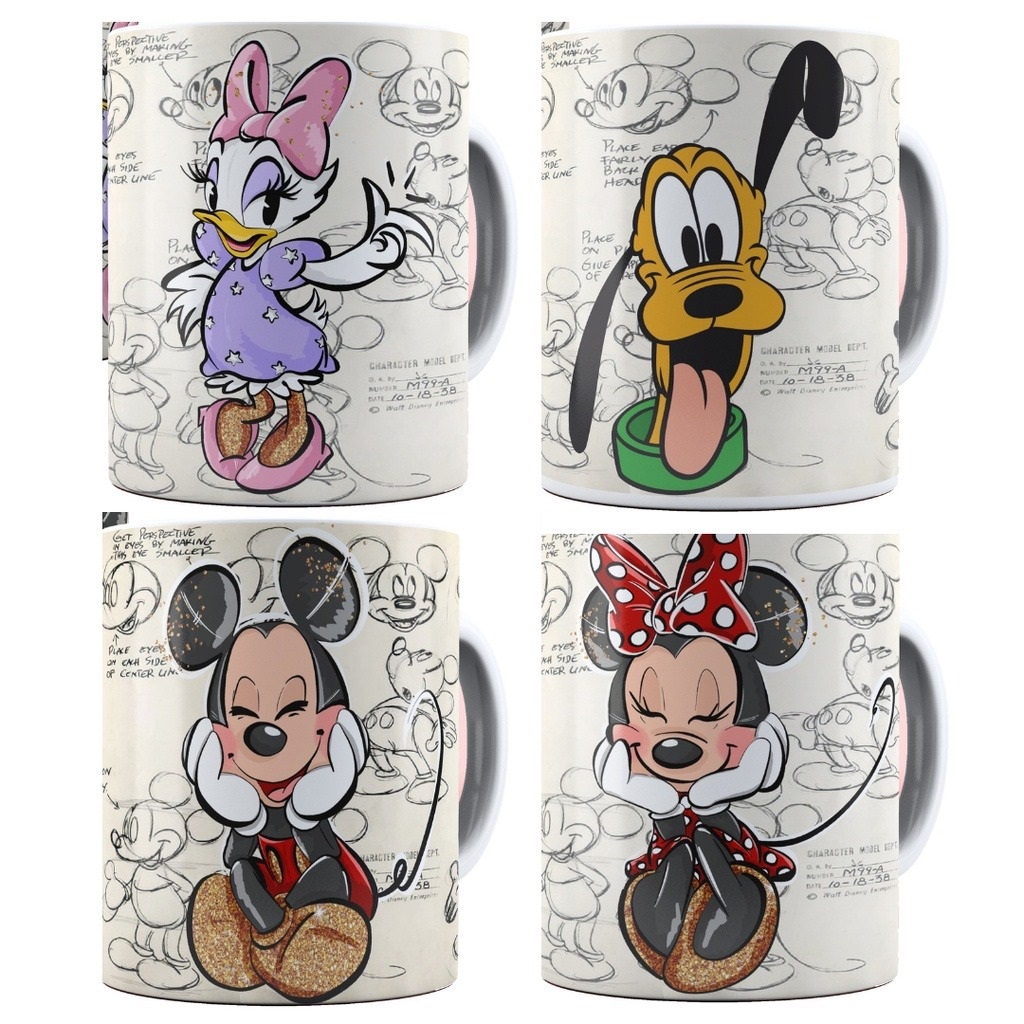 Caneca GRB Artes Disney Rabiscos | Shopee Brasil
