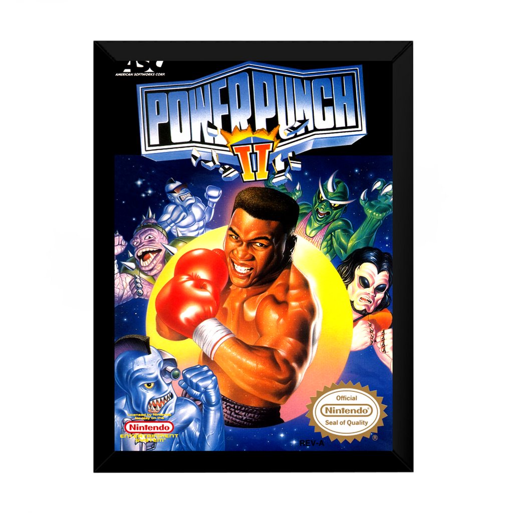 Quadro NES Game Power Punch II | Shopee Brasil