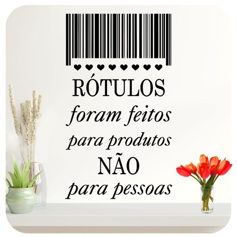 Adesivo Parede Frase Rótulos Pessoas Produtos | Shopee Brasil