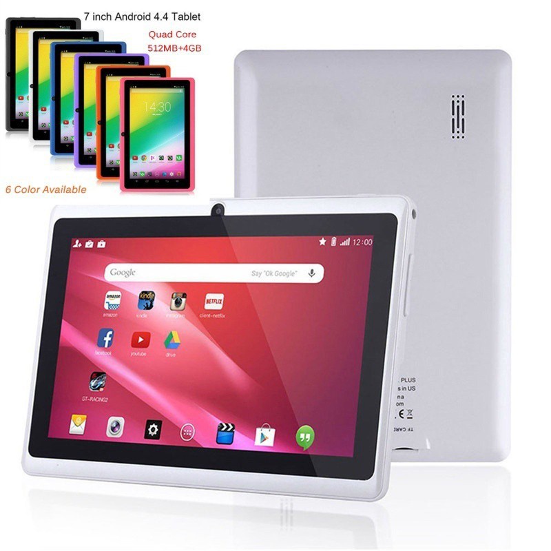 Q88 Tablet PC Para Androids Crianças Aprendendo 1GB + 8GB Tablets ...