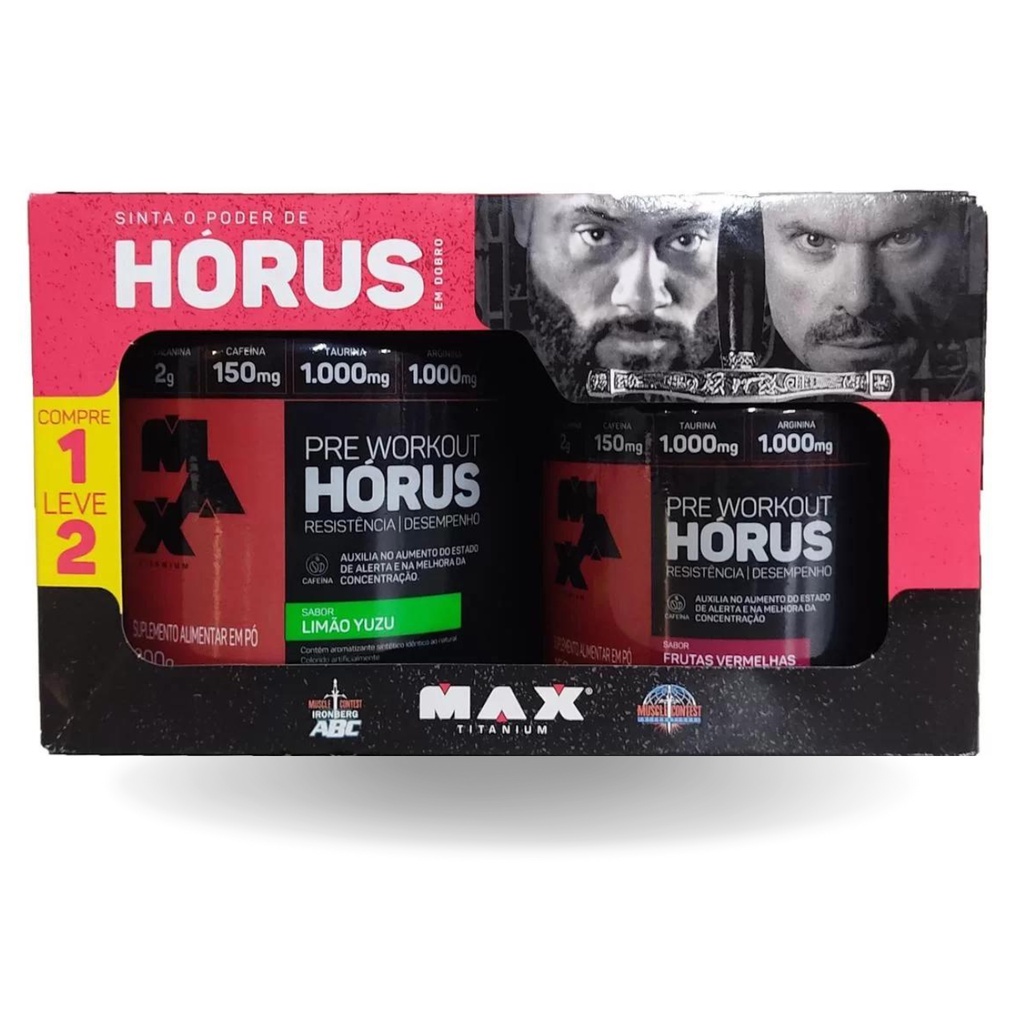 Kit Horus 300g Limao yuzu + 150g Frutas Vermelhas Combo Horus- Max ...