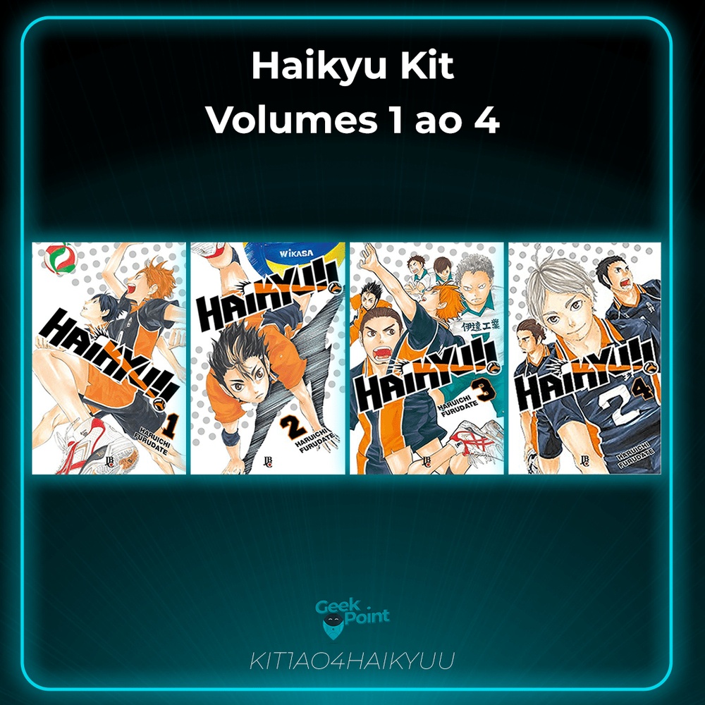 Kit Haikyu!! (JBC, lacrado) | Shopee Brasil