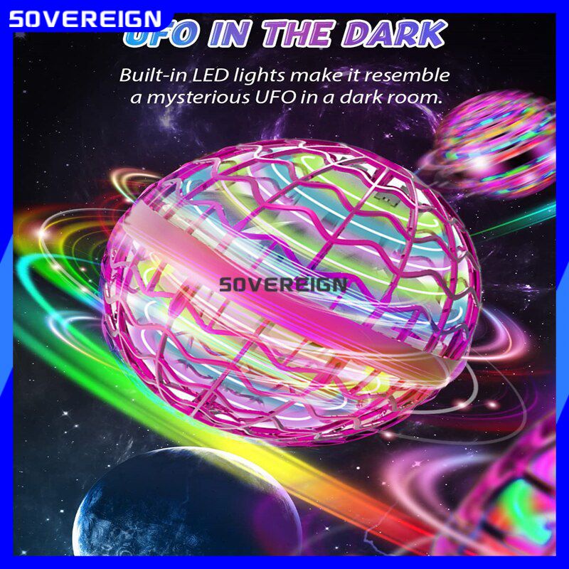 Flynova Bola Voadora Boomerang Flyorb Magic Frisbee Com Luzes Led Hover ...
