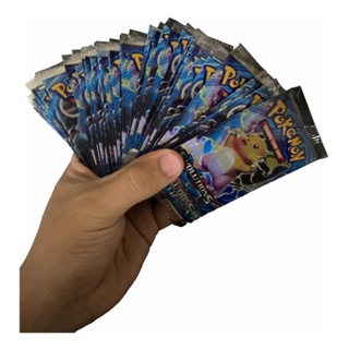 Kit 200 Cards Pokémon = 50 Envelopes Cartinhas Pikachu Ashi | Shopee Brasil