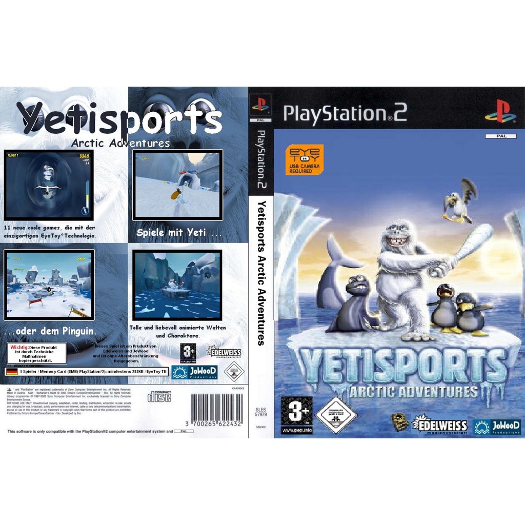 Jogo Yetisports Arctic Adventures ps2 | Shopee Brasil