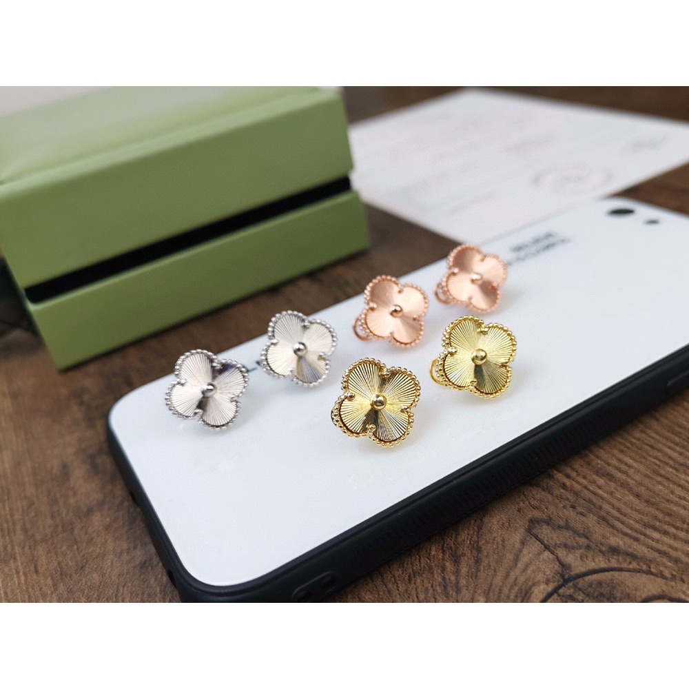 V & a n Cleef Arpels 2023 Novo Ponto Trevo De Quatro Folhas Lote laser Moda Generosa Bate Na ...