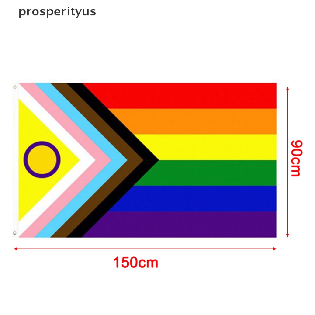 [prosperityus] 90x150cm Bandeira gay LGBT Orgulho Bissexual [BR] | Shopee Brasil