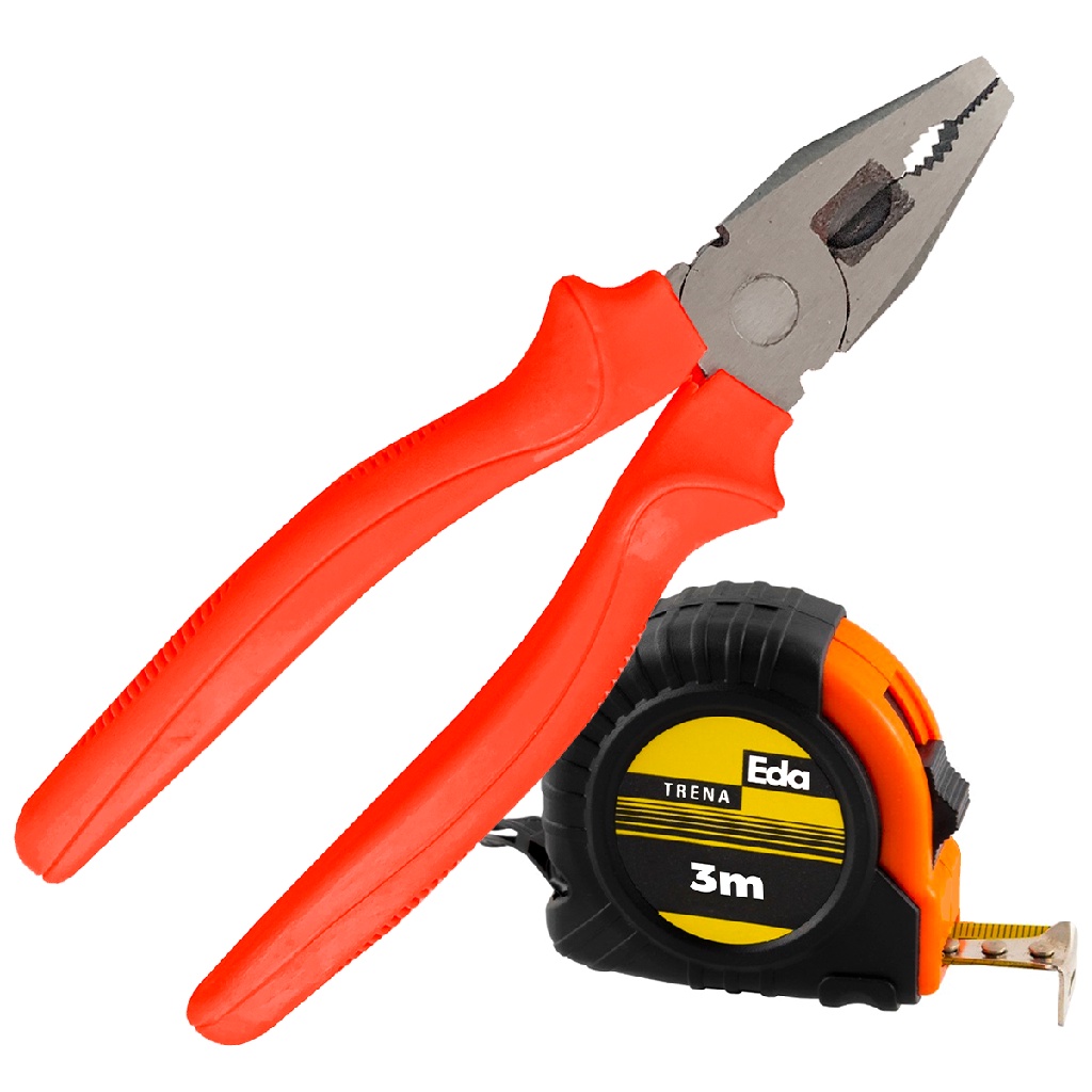 Alicate Universal 8 POLEGADAS Profissional Isolado + Trena de 5 Metros | Shopee Brasil