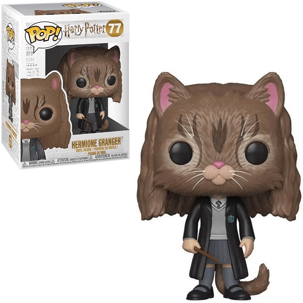 Funko Pop Hermione Granger Cat #77 Pop! Harry Potter | Shopee Brasil
