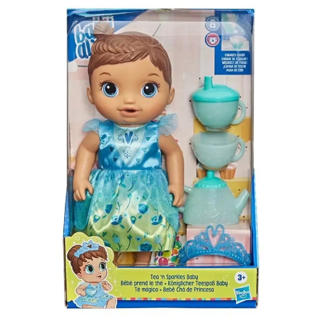 Baby Alive Bebe Cha De Princesa Morena F0032 | Shopee Brasil