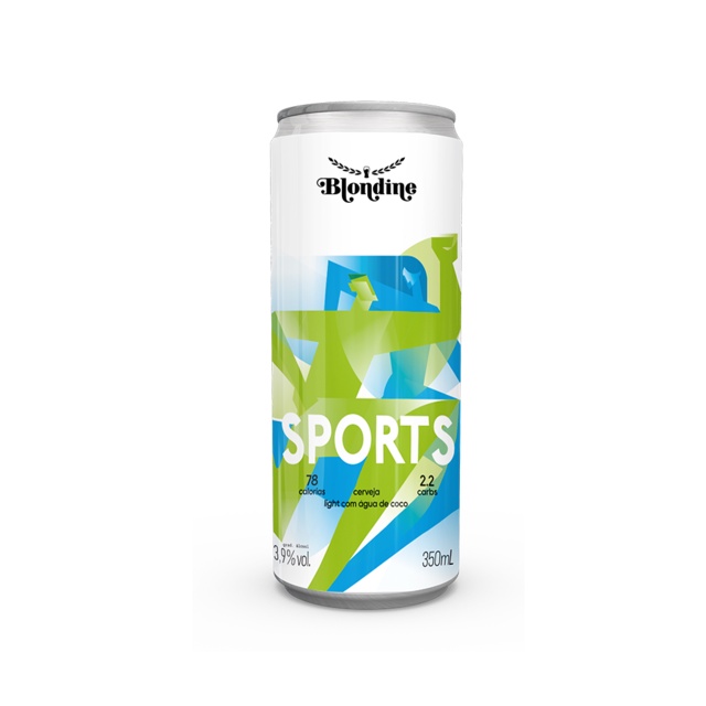 CERVEJA BLONDINE SPORTS LATA 350ML | Shopee Brasil