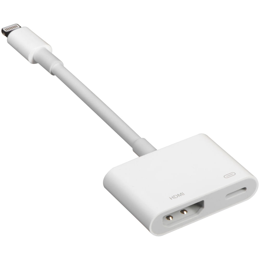 Adaptador Av Digital/hdmi Para iPhone Entrada Lightning | Shopee Brasil
