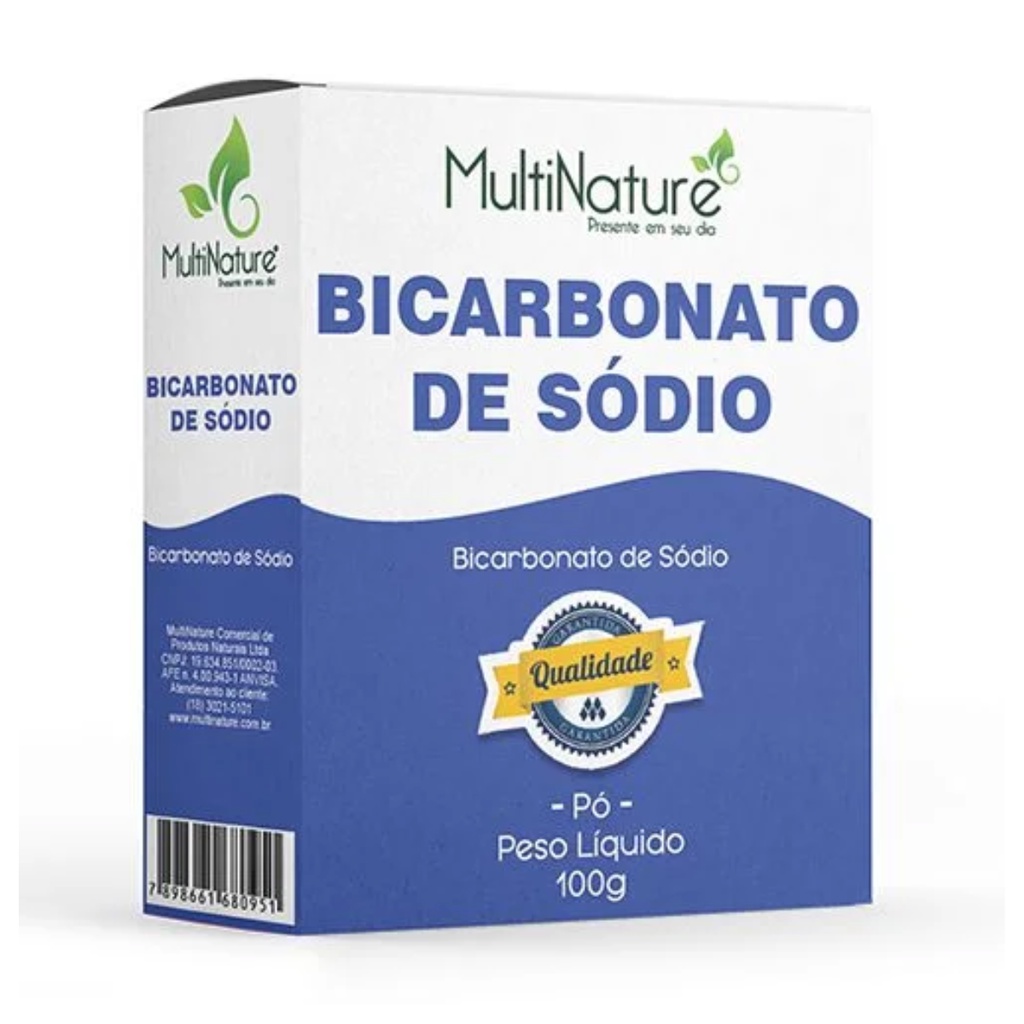 Bicarbonato Sodio Caixa 100G - Multinature | Shopee Brasil