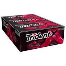 Trident | 5S Preto sabor Cereja Display com 21 unidades de 8g | Shopee ...