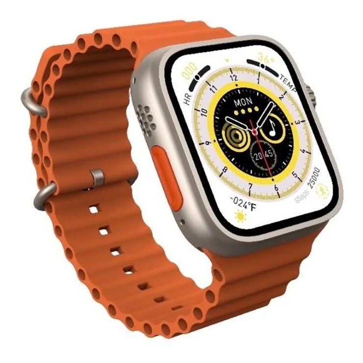 Relogio Inteligente Smartwatch NFC Notificacoes IP68 GS8 Ultra Premium ...