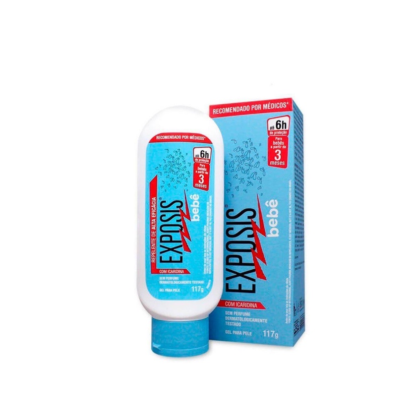 Repelente De Alta Eficácia Em Gel Exposis Bebê - 117g | Shopee Brasil