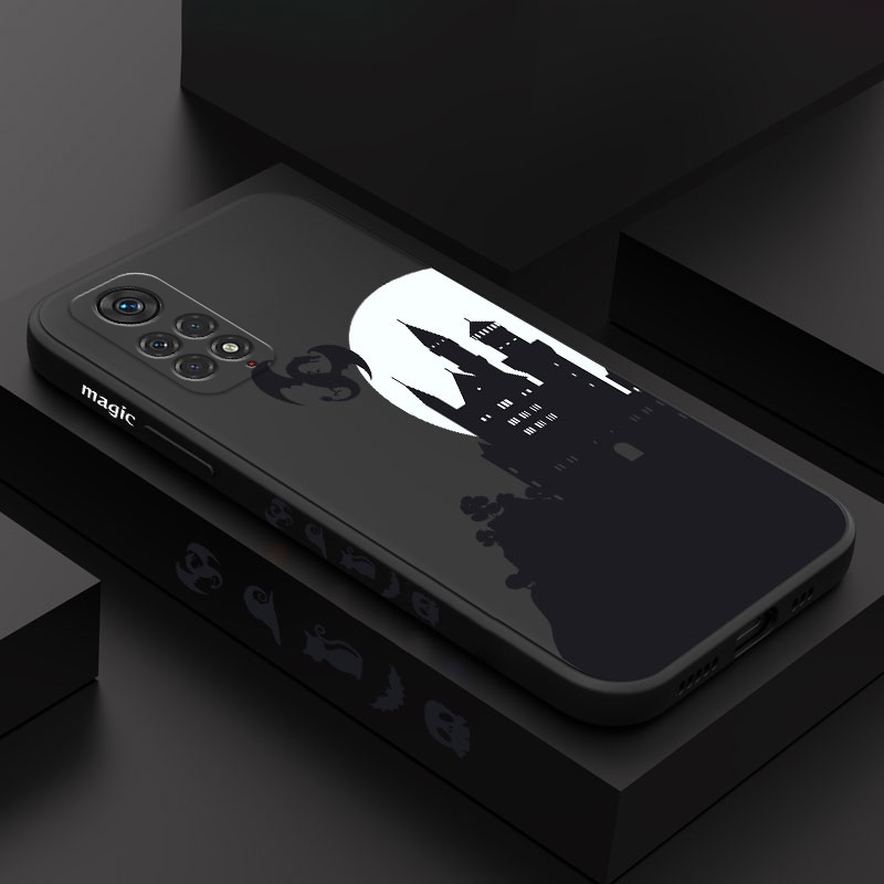 Capa De Celular Do Castelo Noturno Lunar Para Xiaomi Redmi Note 11 11S ...
