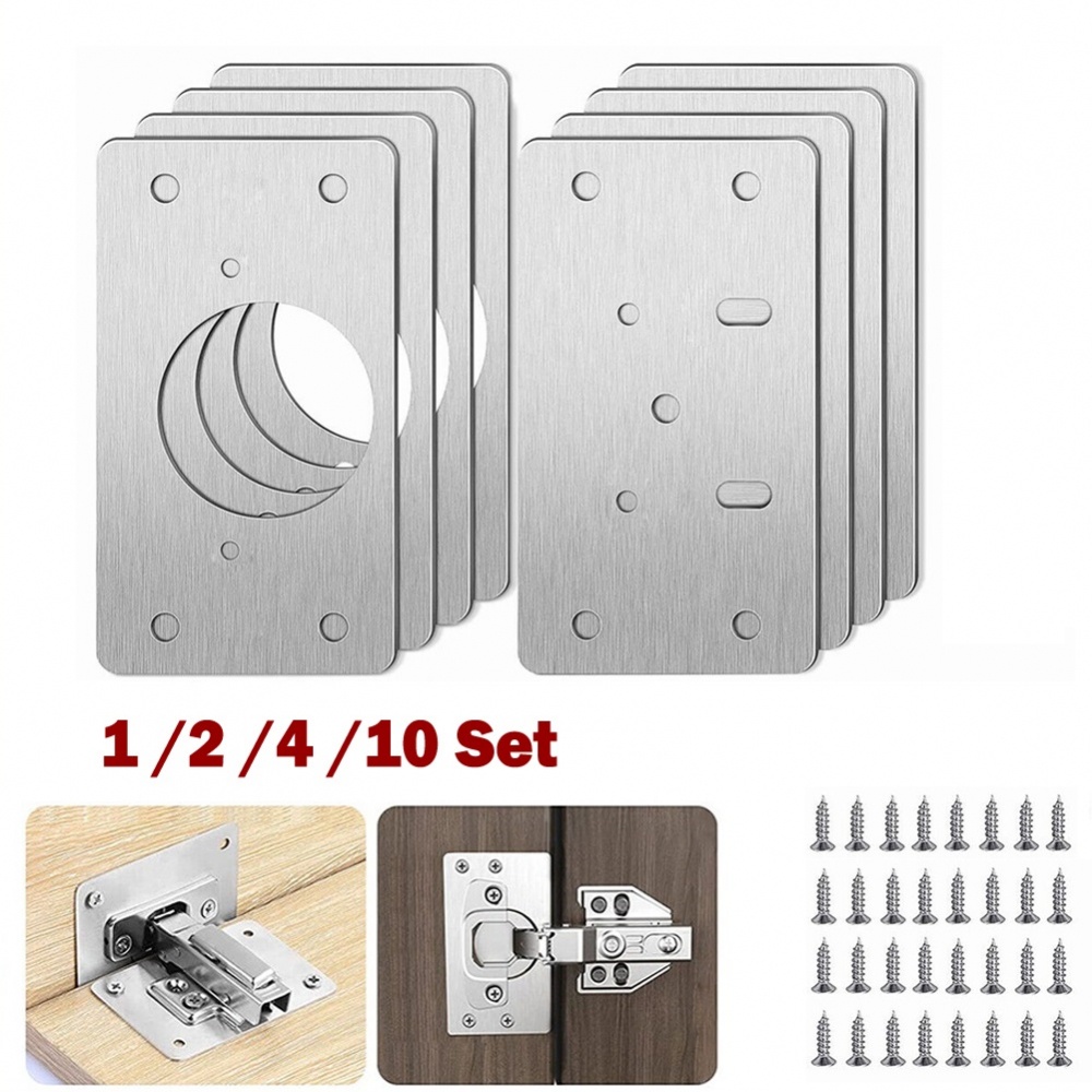10 pairs of cupboard hinge maintenance tool plate closed hinge kitchen ...