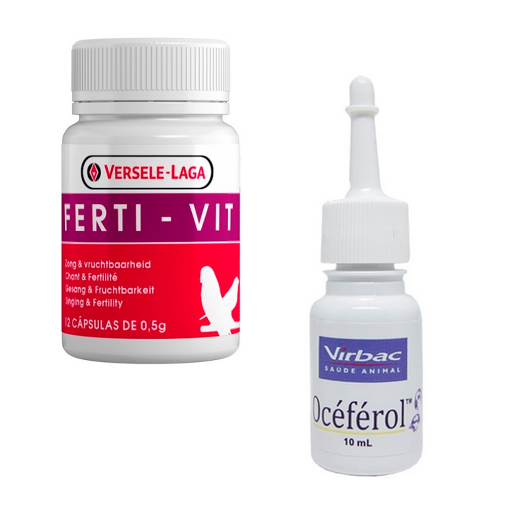 Kit Reprodução - 1 Ferti-Vit 12 cápsulas e 1 Océférol - 10mL | Shopee ...