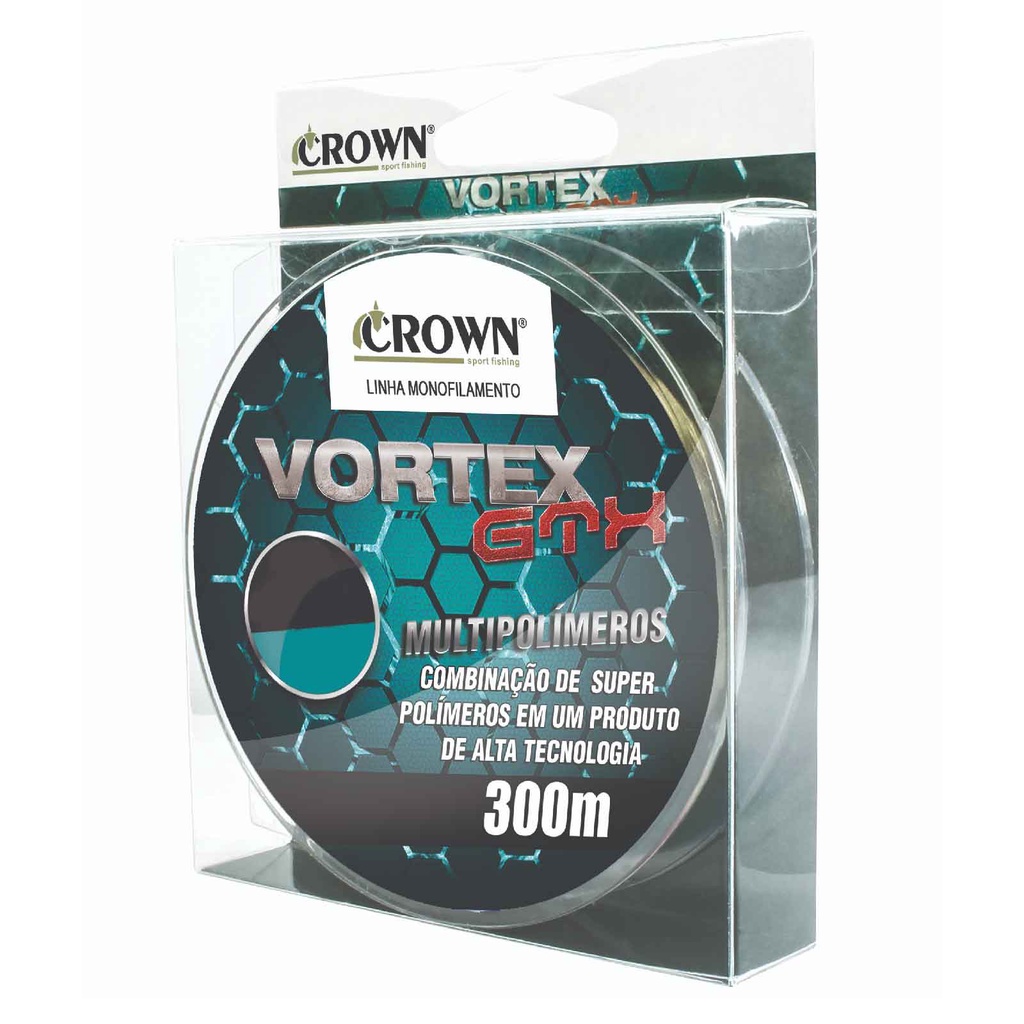Linha Monofilamento Vortex Crown 0.37mm 30 LB | Shopee Brasil