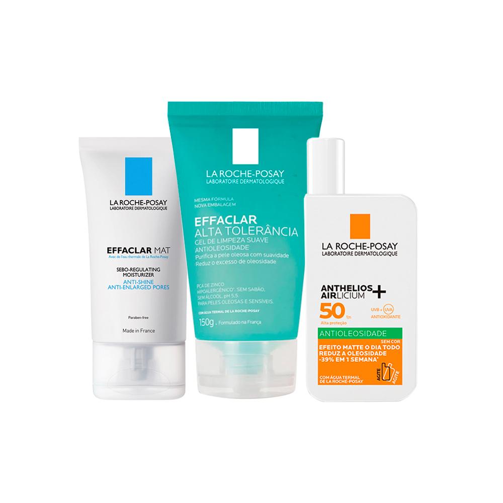 Kit La Roche Posay Facial - Gel de Limpeza e Protetor Solar FPS 50 e ...