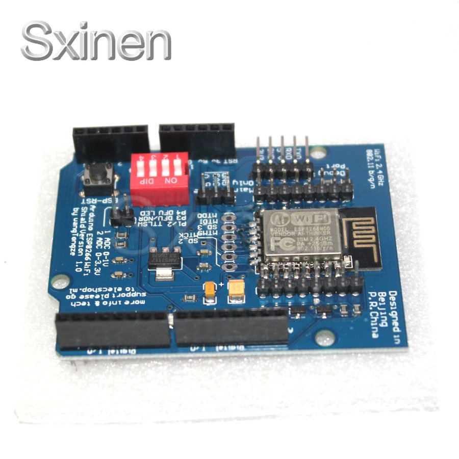 ESP8266 ESP-12E UART WIFI Placa De Desenvolvimento De Escudo Sem Fio Para Arduino UNO R3 8266 ...