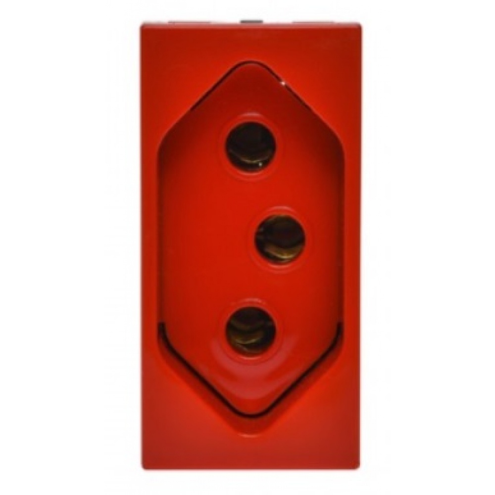 TOMADA 2P+T 20A 250V VERMELHA THESI BTICINIO M4166V | Shopee Brasil