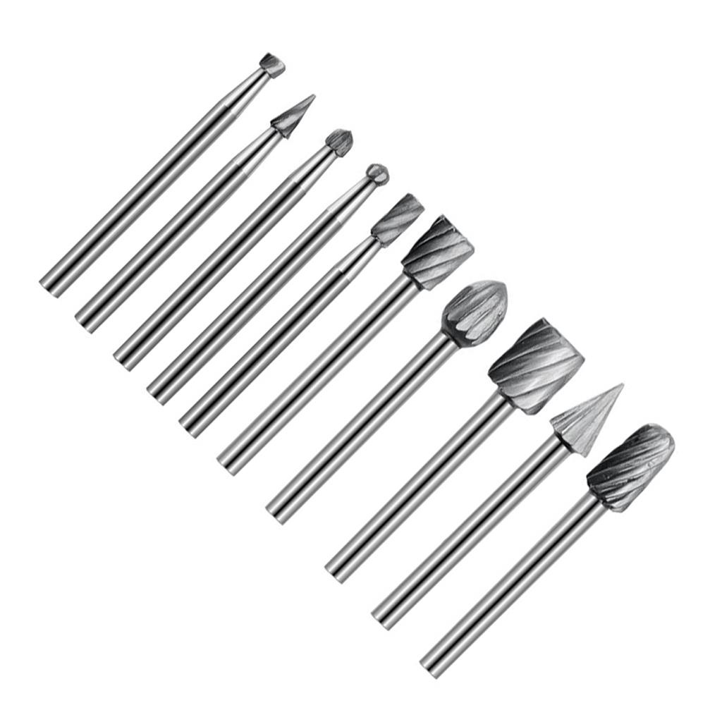 Lima E Fresa Rotativa P/micro Retifica Dremel 1/8 Kit C/10pc | Shopee ...