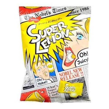 Balas Super Lemon Japonesa Nobel - 20 balas - 84g | Shopee Brasil