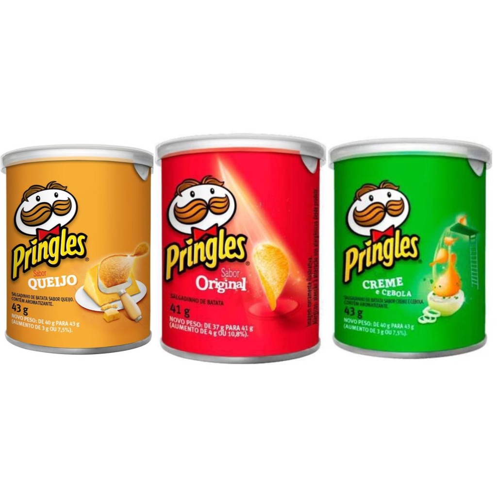 Batata Pringles Pote 41/ 43g | Shopee Brasil