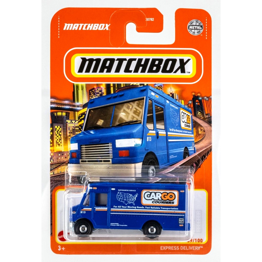 Miniatura Matchbox Van de Entregas Express Delivery 89/100 | Shopee Brasil