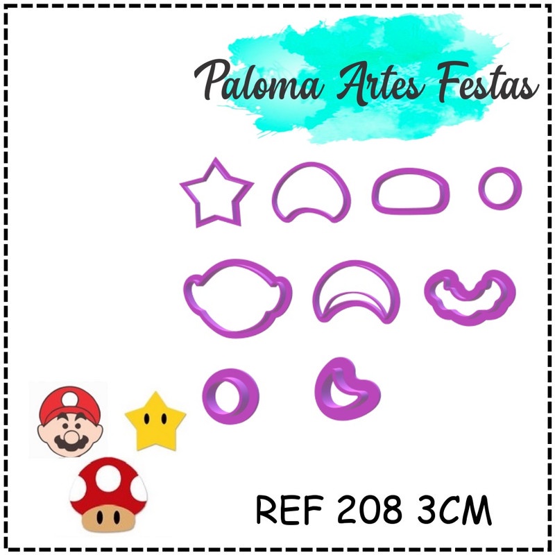 CORTADOR MARIO BROSS (COLEÇÃO BIJU ENCANTADO) | Shopee Brasil