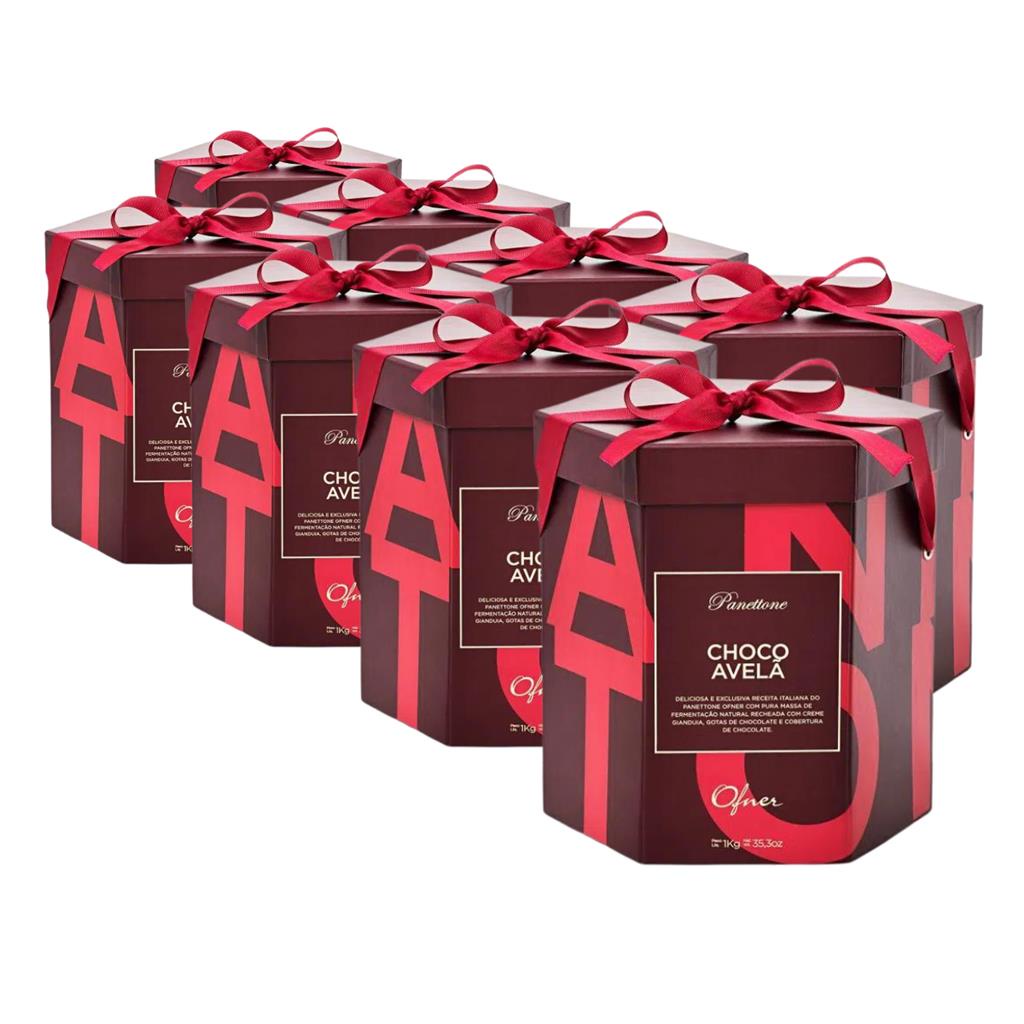 8 Panetone Ofner, Choco Avela, Panettone 1kg | Shopee Brasil
