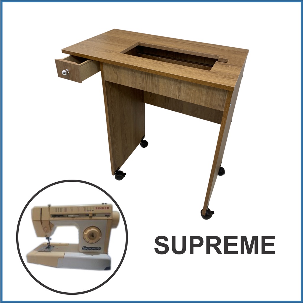 Mesa Tampo Bancada Máquina De Costura Singer Supreme | Shopee Brasil