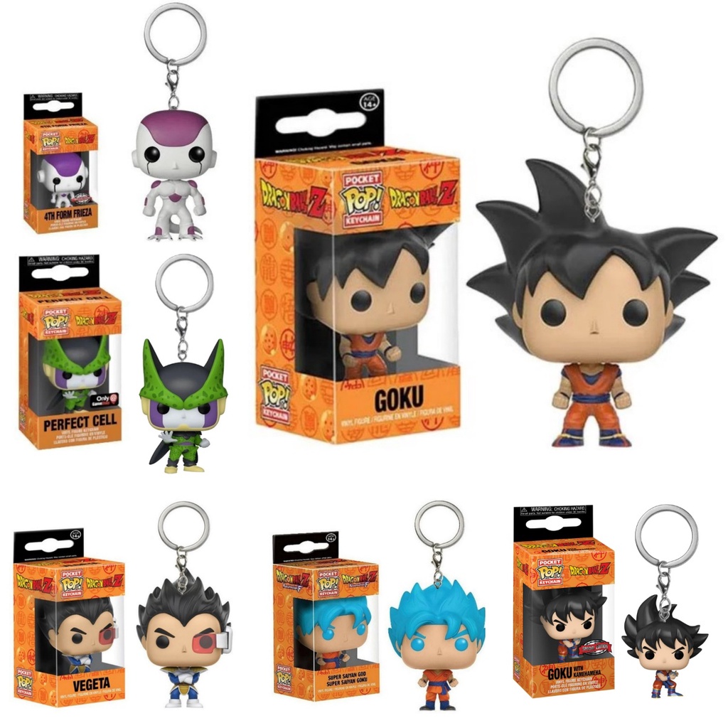 Chaveiro Funko Pocket Pop Keychain do Dragon Ball Z - Goku Vegeta Cell ...