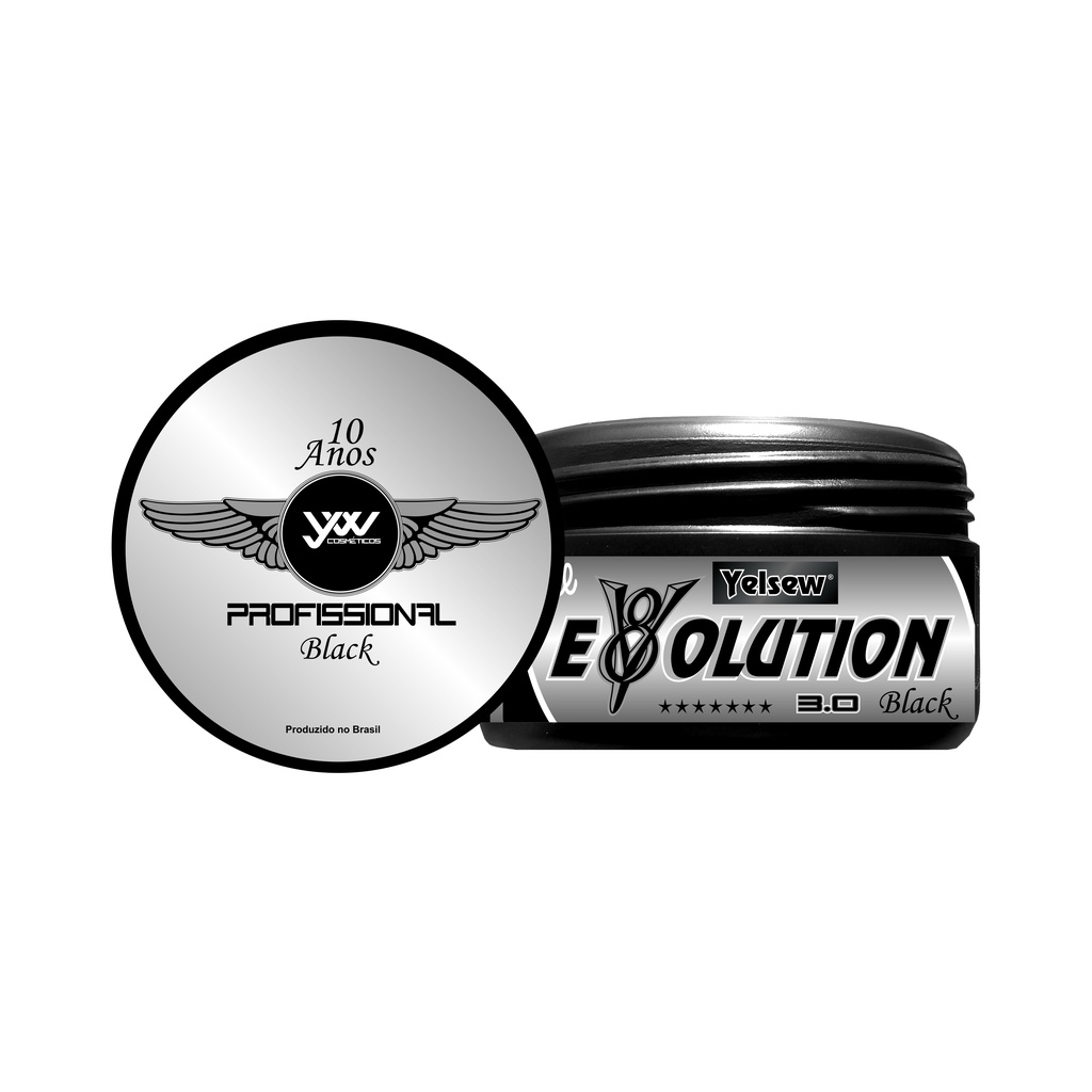 6 Un Gel Evolution Black Yelsew 240g | Shopee Brasil