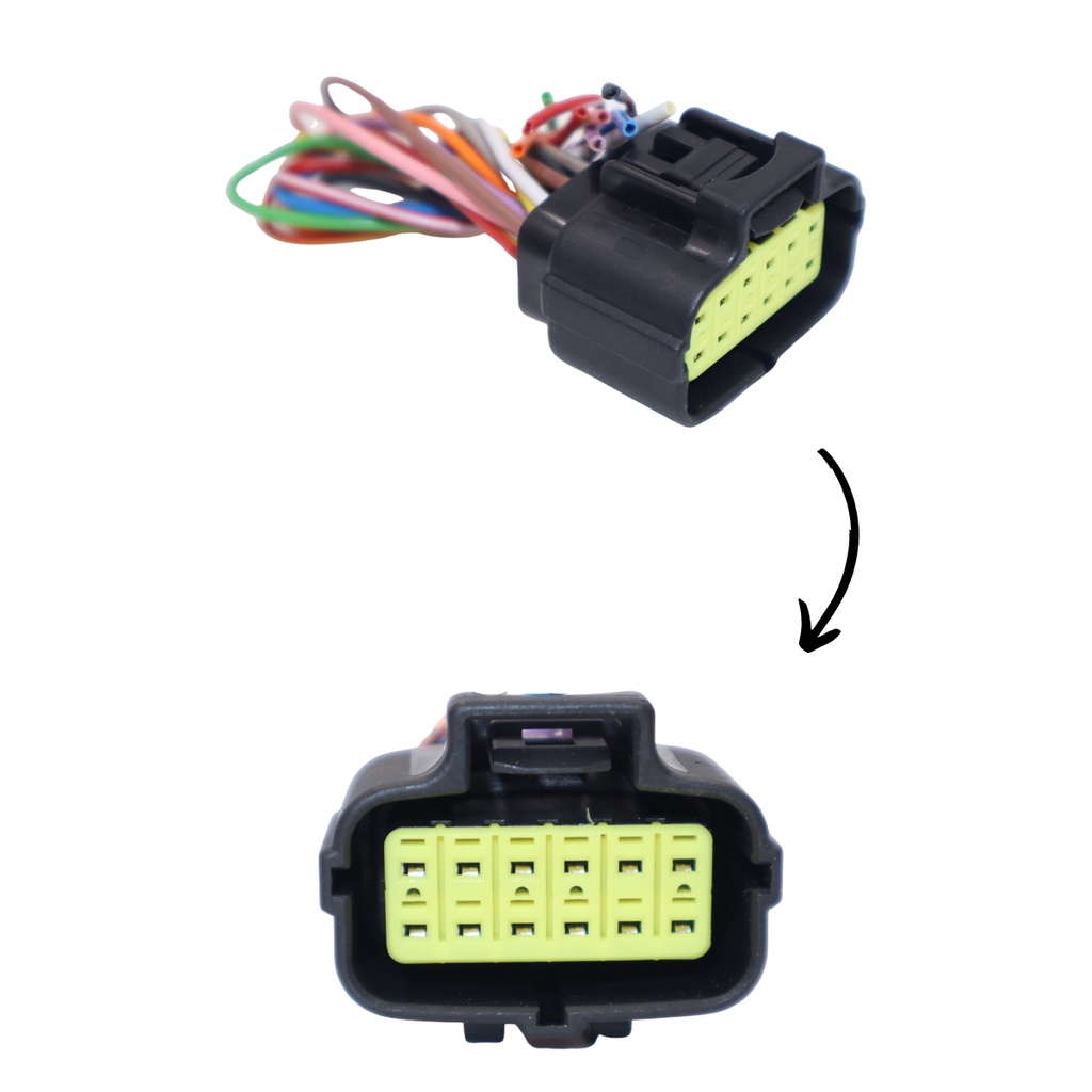 Chicote Plug Farol Compatível Scania Série 5 S5 12 Vias | Shopee Brasil