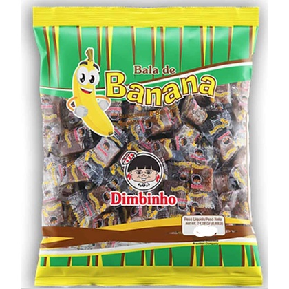 Bala Banana Dimbinho C/65 balas - 400g - Dimbinho | Shopee Brasil