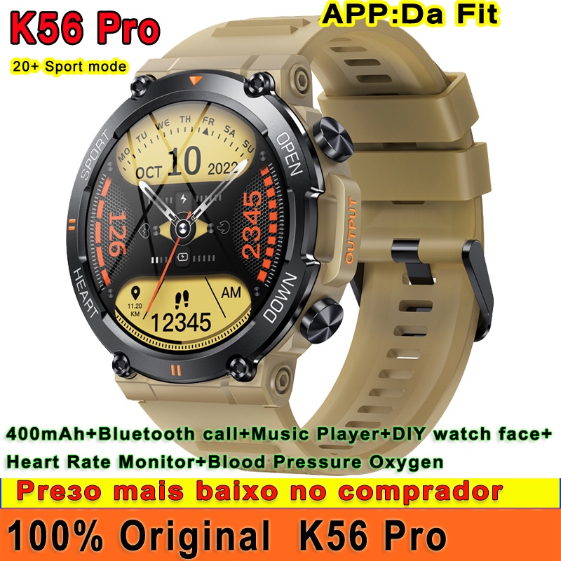 Smartwatch Relógio Inteligente K56 Pro Original Bluetooth Chamada ...