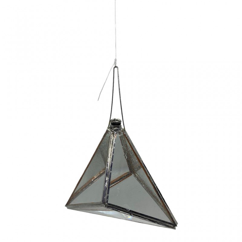 Prisma Dagua Feng Shui Triangular 11,00 cm Vidro e Metal | Shopee Brasil