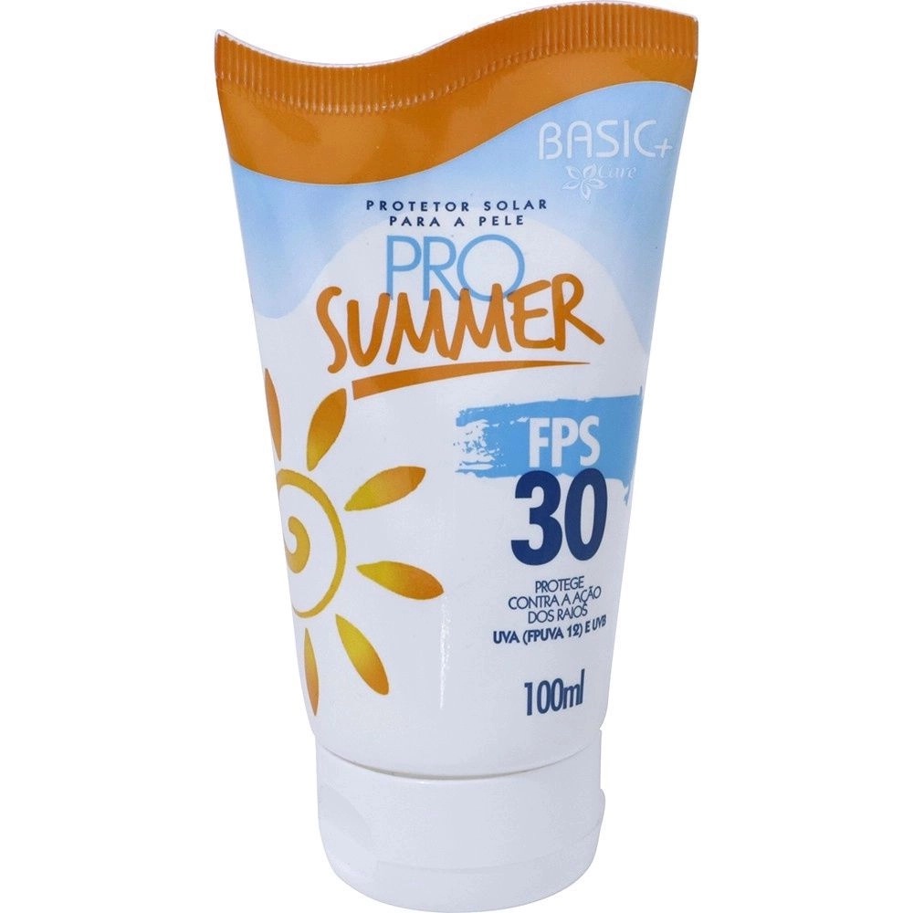 Protetor Solar Pro Summer FPS 30 Basic Care 100ml | Shopee Brasil