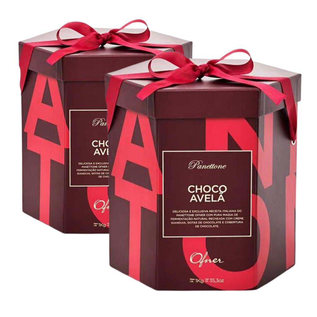 2 Panetone Ofner, Choco Avela, Panettone 1kg | Shopee Brasil