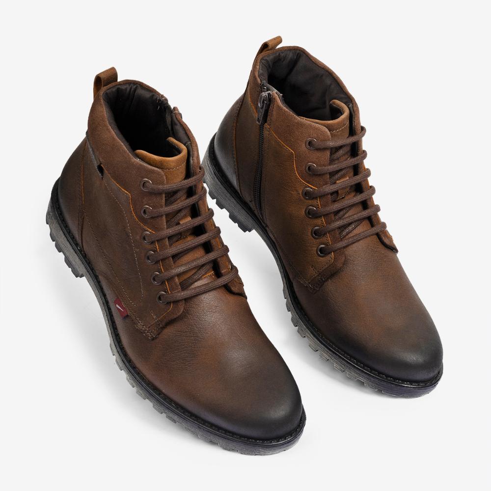 Bota Couro Ferracini Masculino Casual Original Cross 9946-517C | Shopee ...