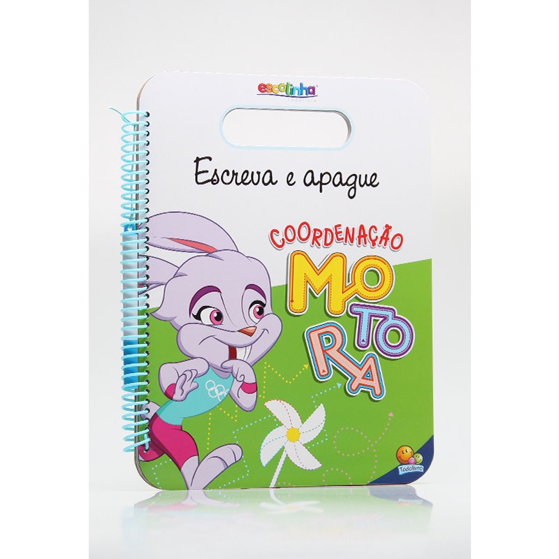 Livro Escolinha Escreva, Apague E Escreva Novamente Coord.Motora ... Livro Escolinha Escreva, Apague E Escreva Novamente Coord.Motora ...