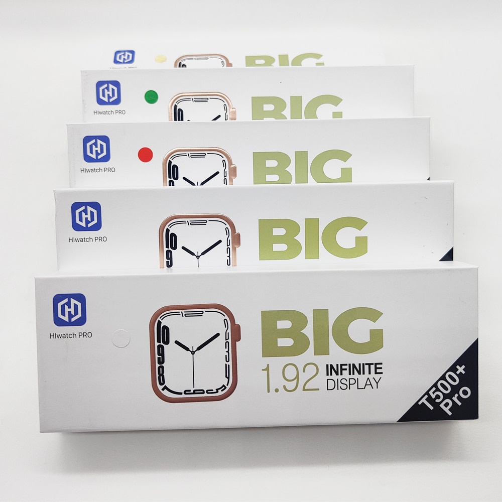 2022 T500 + PRO Tela Grande Relógio Inteligente Série 8 Para Ios Android smartwatch T800 ...